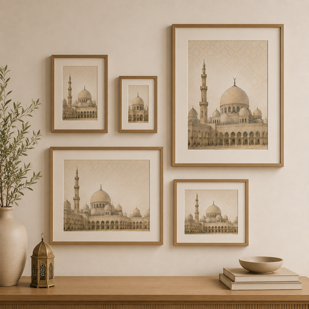 Choosing the Right Size: A Guide to Canvas vs Framed Islamic Art ...